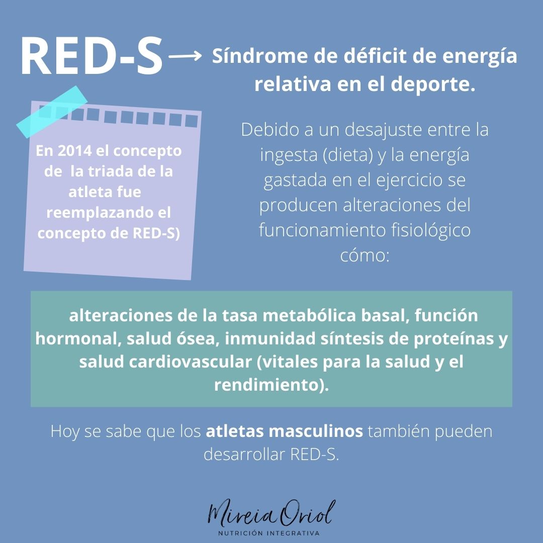 ¿Qué es el RED-S y la triada de la mujer deportista? - Mireia Oriol