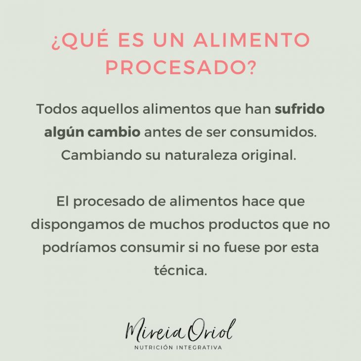 ¿Hay procesados saludables?¿ Qué es un procesado? 8 ejemplos de ...